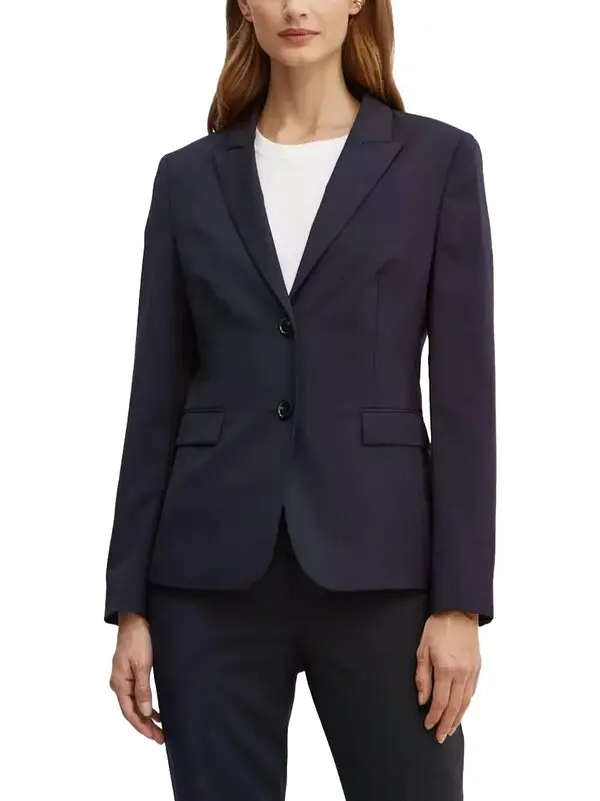BOSS Juleah Single-breasted Blazer - Blue
