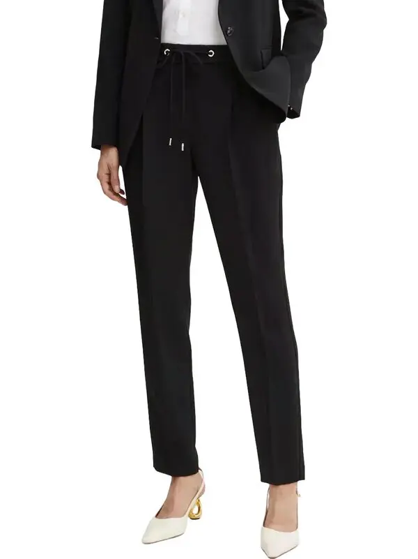 BOSS Tariyanah Drawstring Trousers - Black