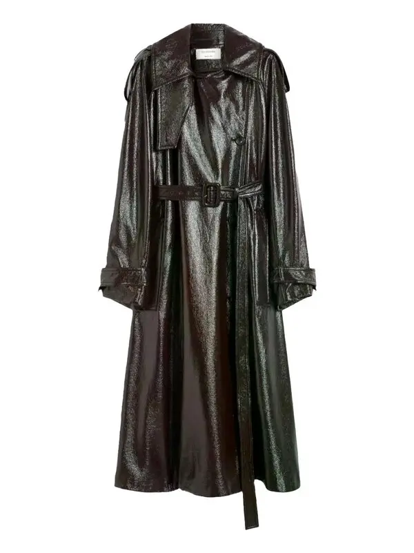 Sportmax Belted Trench Coat - Brown