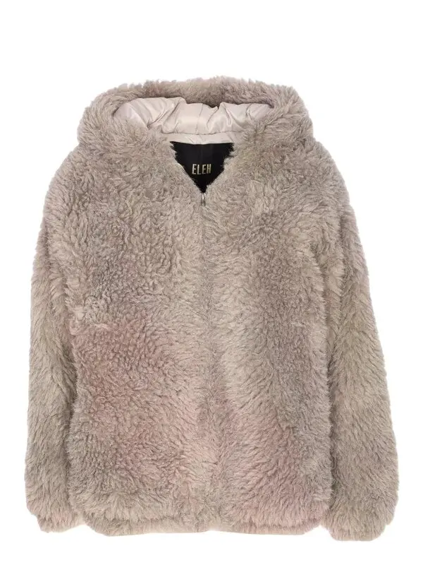 ELE Hooded Zip-up Jacket - Grey