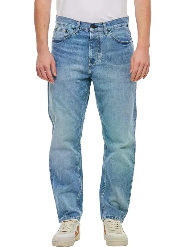 Carhartt Work In Progress Newel Jeans - Blue And Green
