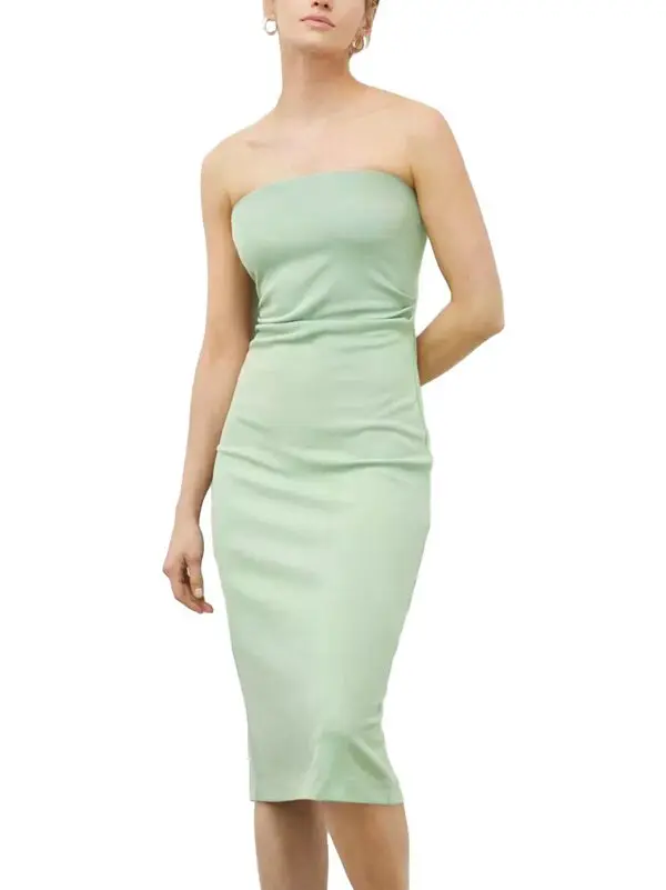 Day Birger Et Mikkelsen Tube Ruched Midi Dress - Green