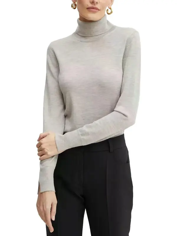 BOSS Fasecta Turtleneck Sweater - Grey