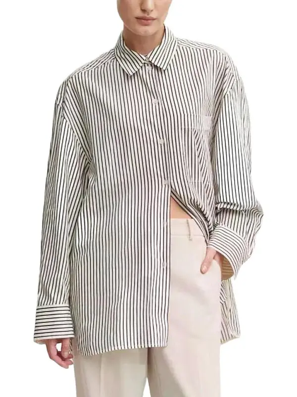 Day Birger Et Mikkelsen Striped Button-down Shirt - Black