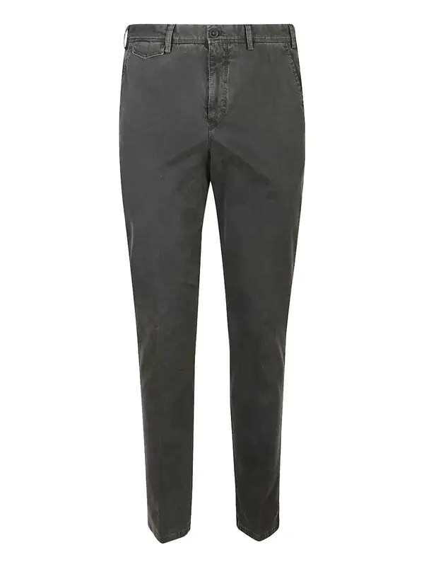 PT TORINO Cotton-blend Trousers - Grey