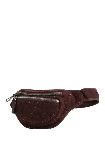 Fabiana Filippi Belt Bag In Virgin Wool, Silk, And Cashmere - Brown