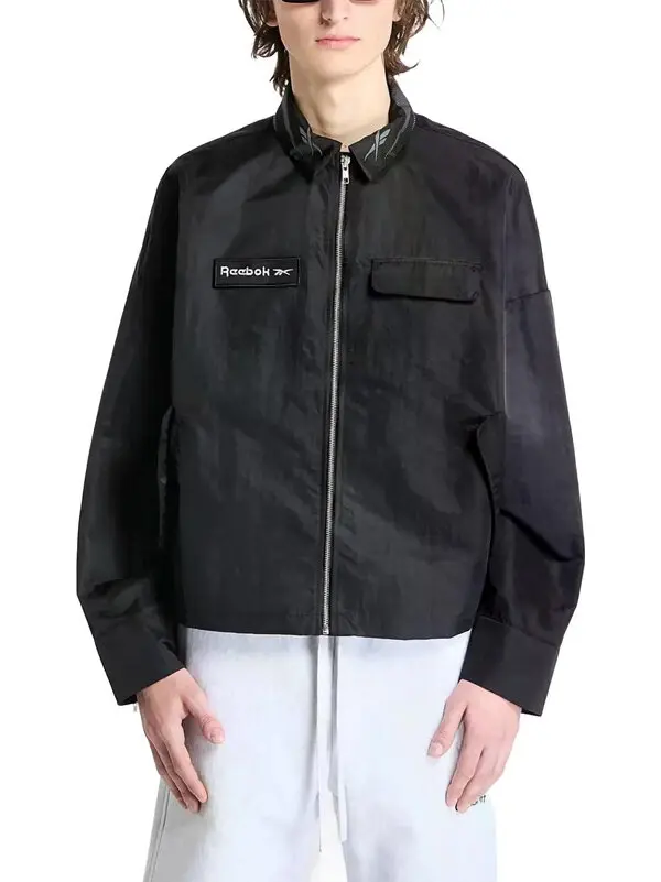 REEBOK Uniform Zipped Overshirt - Black