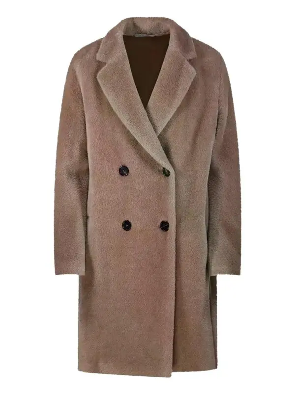 Max Mara Double-breasted Coat - Brown