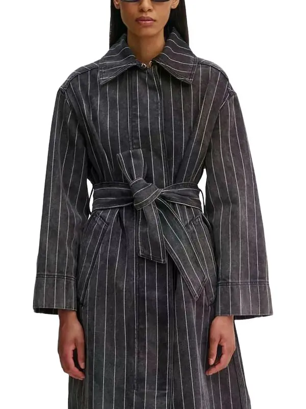 Day Birger Et Mikkelsen Hobbes Striped Coat - Black