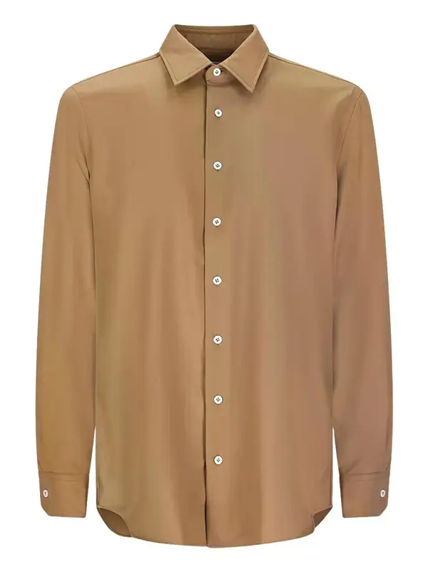 LARDINI Buttoned Shirt - Brown