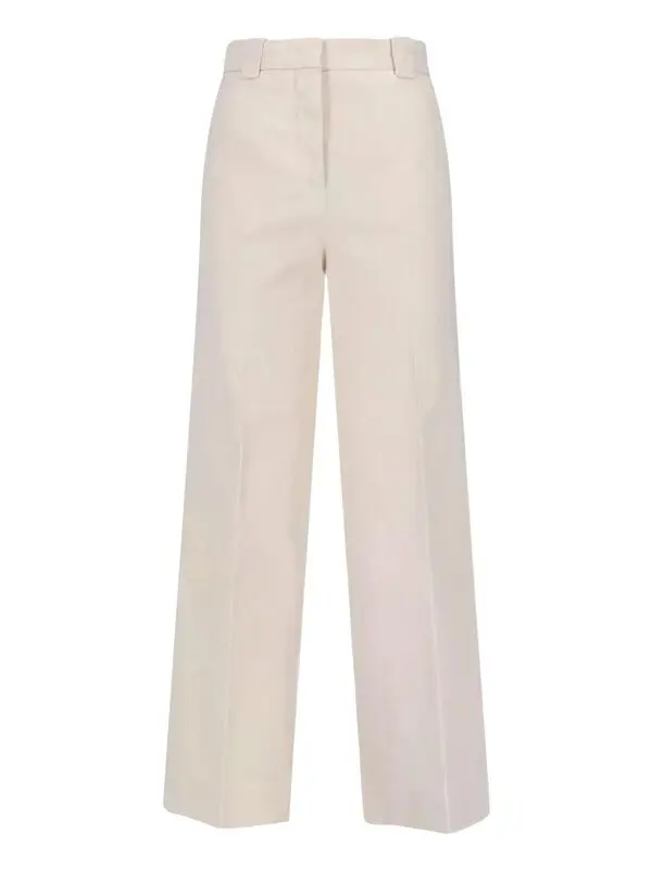 Incotex Wide Leg Trousers - Neutrals