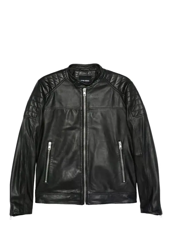ANTONY MORATO Quilted Leather Jacket - Black