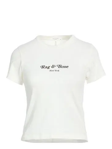 Rag & Bone Logo-print Pima Cotton T-shirt - White
