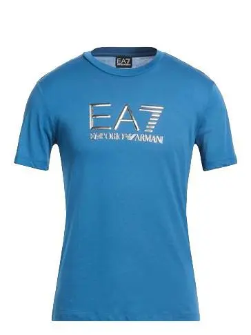 EA7 T-shirt Slate Size Cotton - Blue