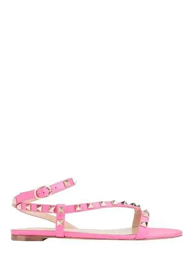 Valentino Garavani Studded Leather Sandals - Pink