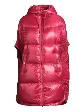 Herno Quilted Down Coat With Knit Details - Pink