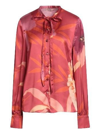 TWINSET Floral Print Shirt - Brick