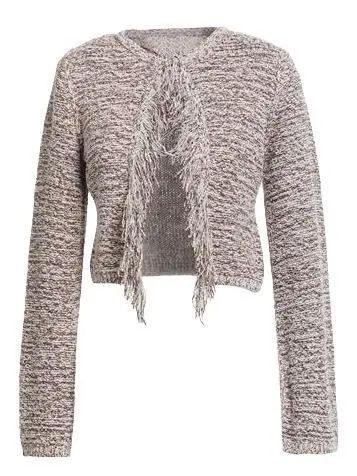 Dorothee Schumacher Knitted Cardigan With Fringes - Brown