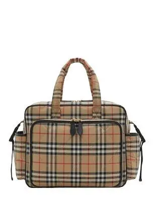 Burberry Check Baby Changing Bag - Archive Beige