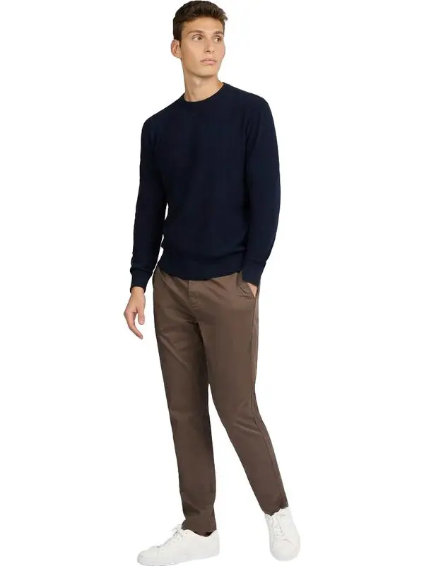Onia Pique Crewneck Sweater - Midnight
