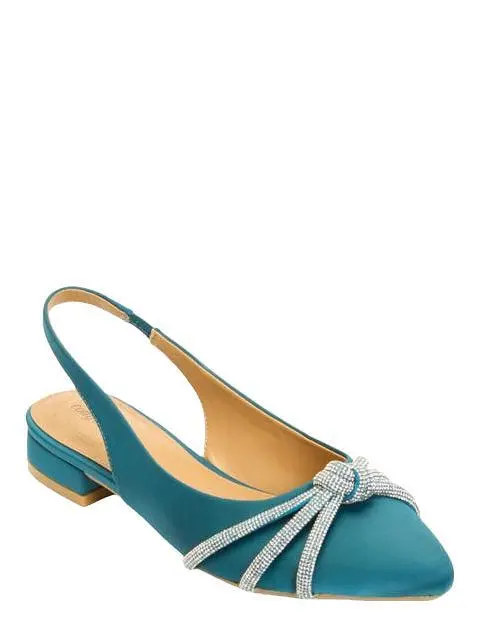 COMFORTVIEW The Evelyn Slingback - Midnight Teal