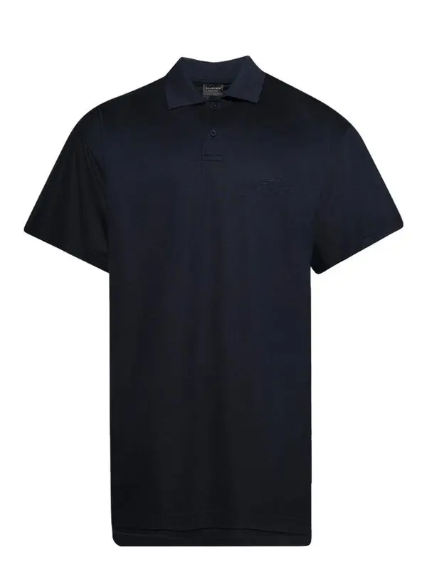 Balenciaga Intertwined Polo Navy - Blue