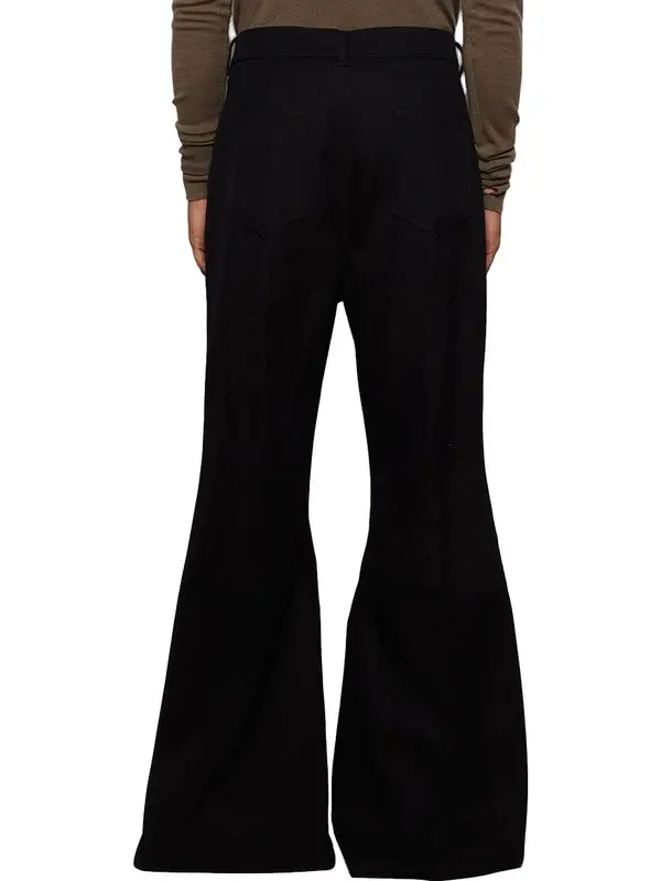 Rick Owens Bolans Full Length Pants - Black