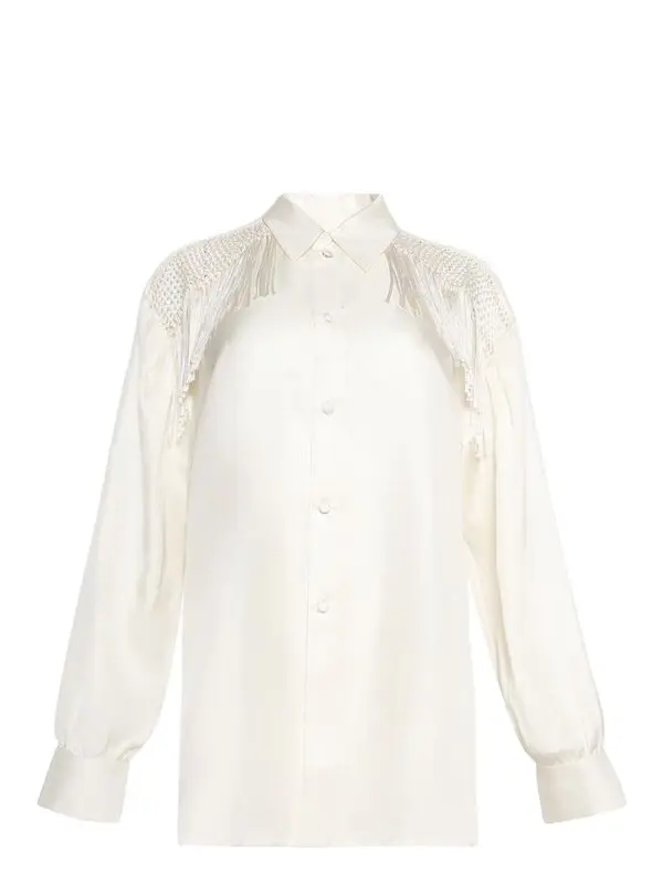 DIOTIMA Epaullette Shirt - Off White