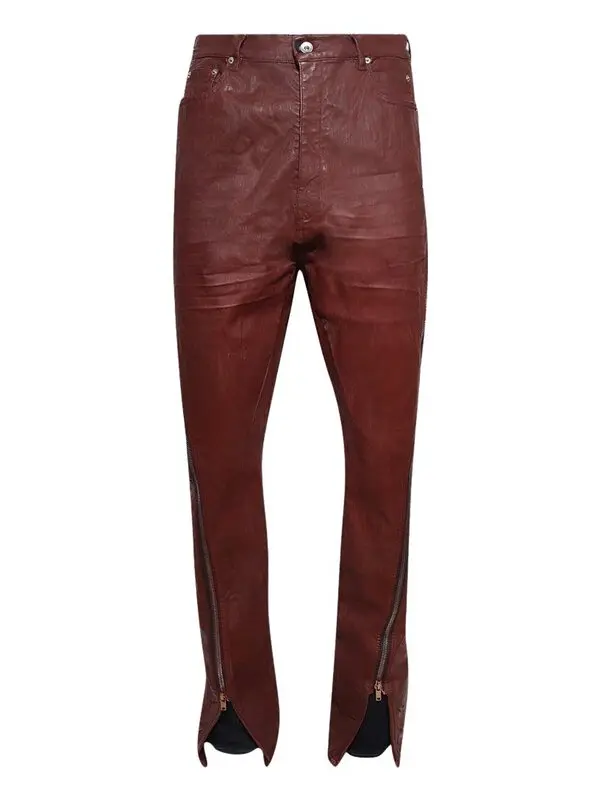 Rick Owens Bolan Banana Denim Pants - Brown