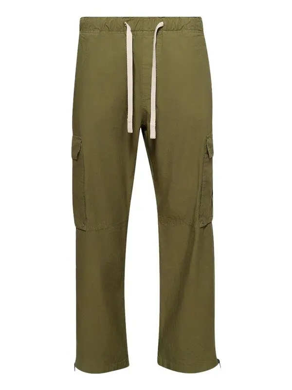 Palm Angels Curved Logo Cargo Pants - Green