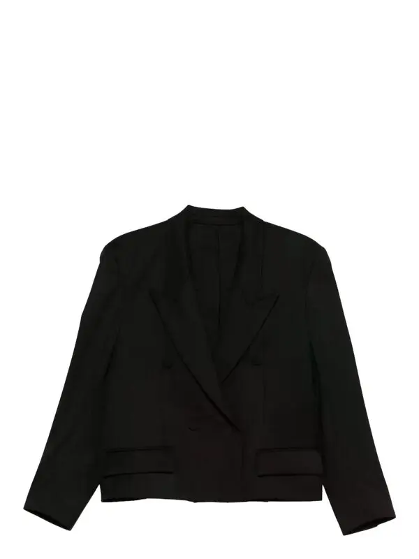 MARSEM Double-breasted Blazer - Black