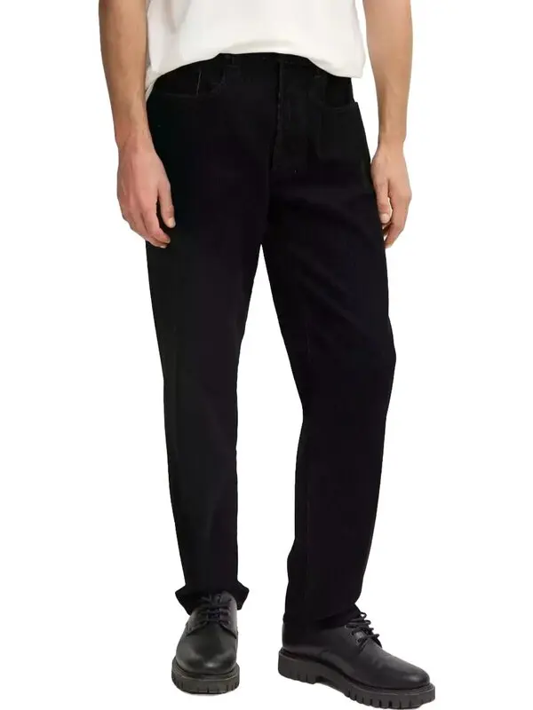 Armani Exchange Corduroy Trousers - Black