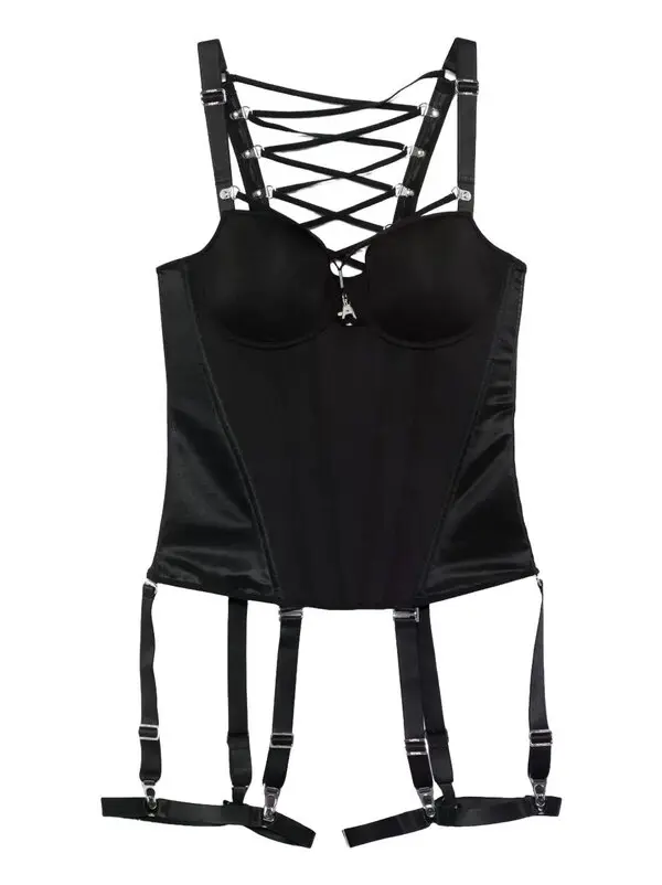 Marlies Dekkers Lace-up Corset - Black
