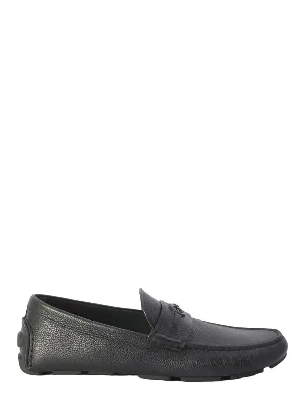 Gucci Leather Horsebit Loafers - Black