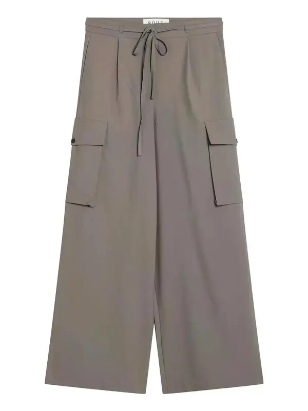 RÓHE Drawstring Trousers - Grey