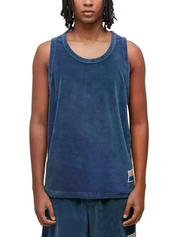OSKLEN Round-neck Tank Top - Blue