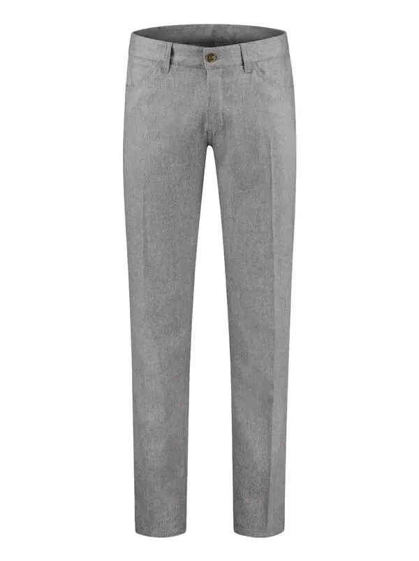 PT TORINO Mélange-effect Trousers - Grey
