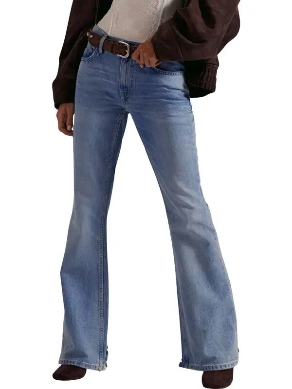 Free People West Coast Relaxed Jeans - Dodger