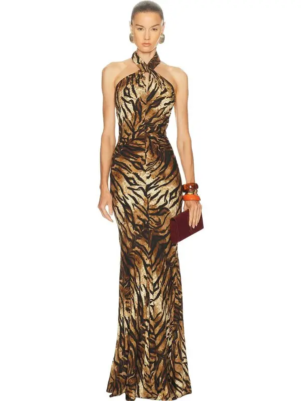 Ronny Kobo Affina Dress - Tigers Eye