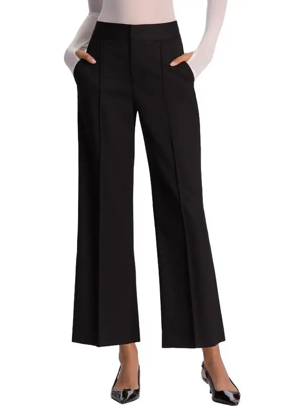 Alice + Olivia Dylan Cropped Trousers - Black