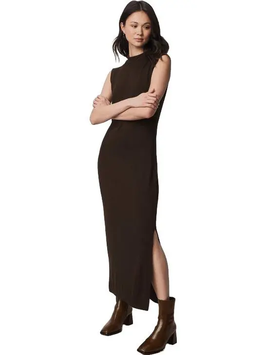 Splendid Supersoft Trim Dress - Chocolate