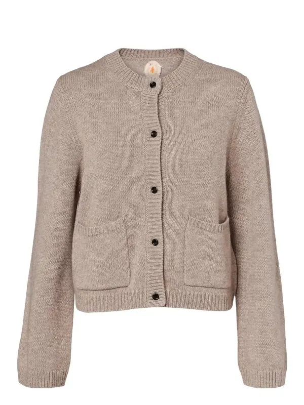 Jardin Des Orangers Wool And Cashmere Cardigan - Beige