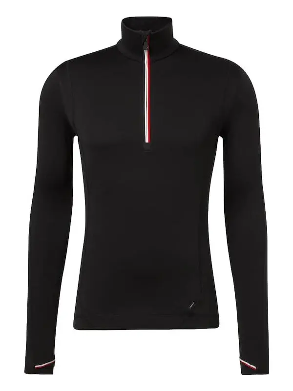 Moncler Zip-up Ski Top - Black