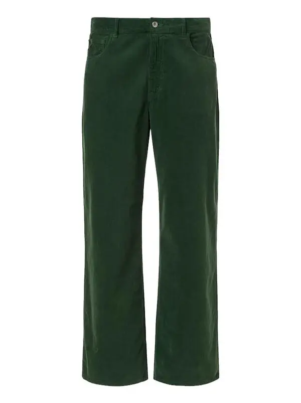 Auralee Cotton Corduroy Wide-leg Pants - Green