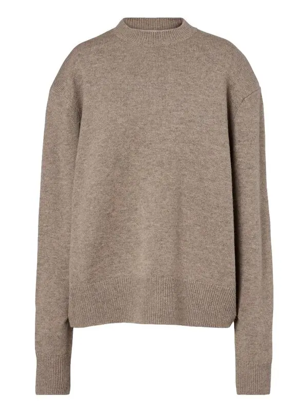 THE FRANKIE SHOP Rafaela Wool And Cashmere Sweater - Beige