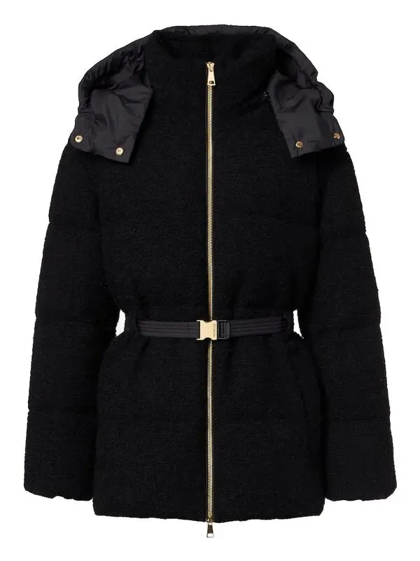 Moncler Briante Cotton-blend Down Jacket - Black