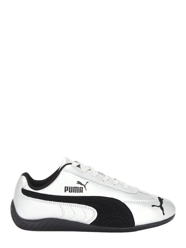 PUMA Speedcat Metallic Sneaker - Puma Silver & Puma Black