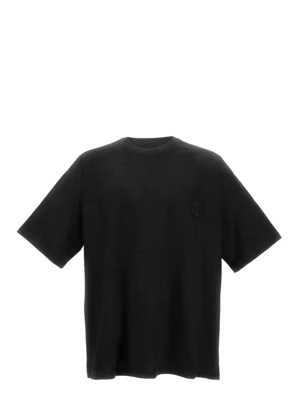 WOOYOUNGMI Embroidered-logo T-shirt - Black