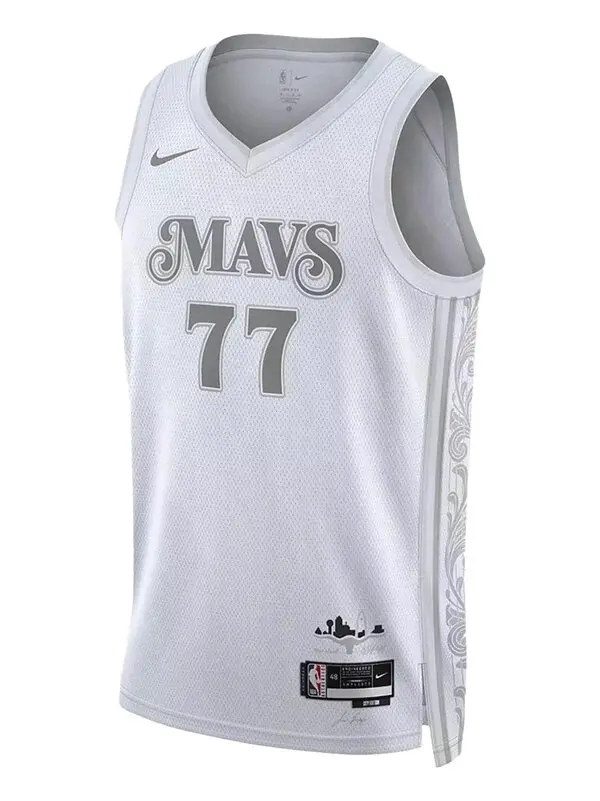 Nike Nba Mavericks Donic City Edition 2024/25 Swingman Jersey - White