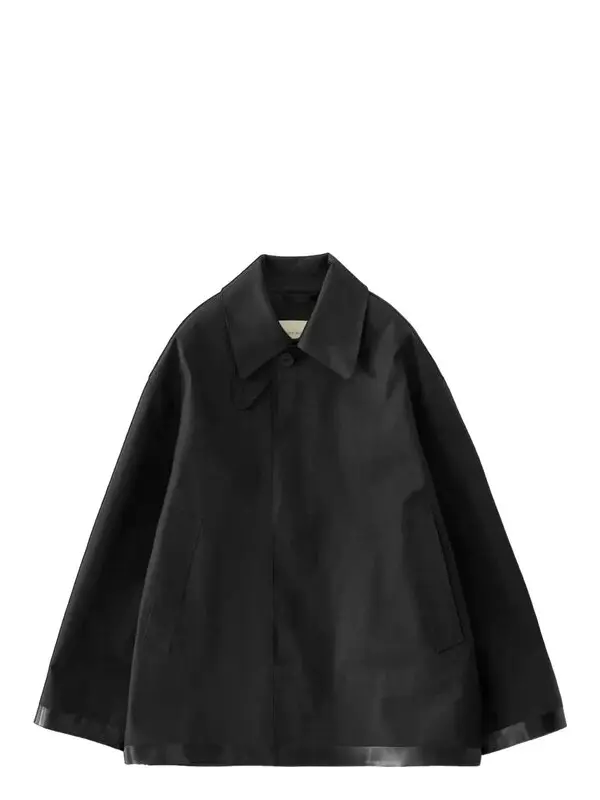 Studio Nicholson X Mackintosh Teviot Buttoned Coat - Black